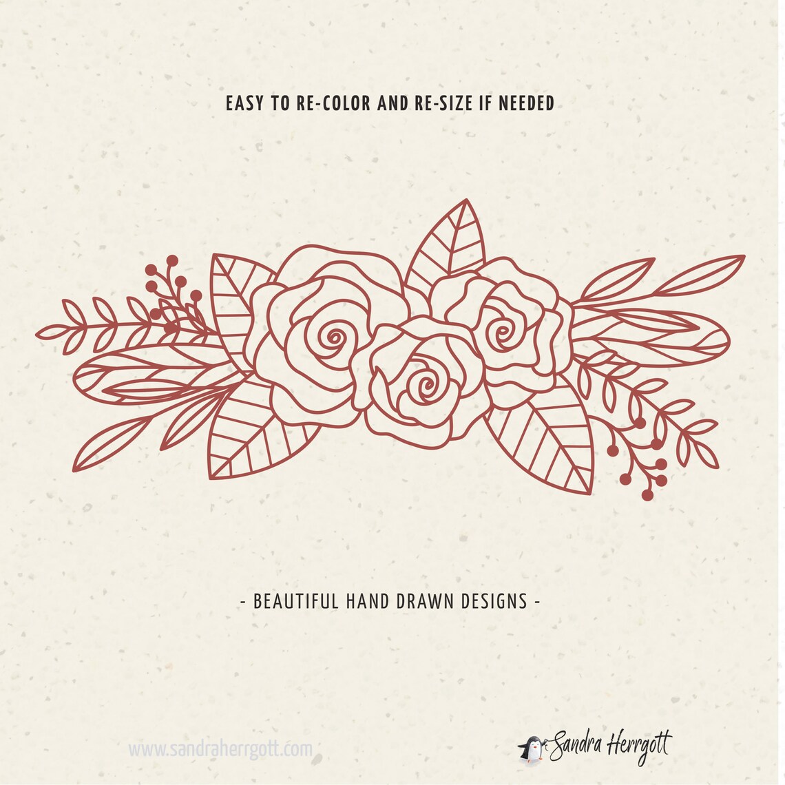 Rose Border Svg Bundle Floral Wreath Svg Flower Divider Svg - Etsy ...