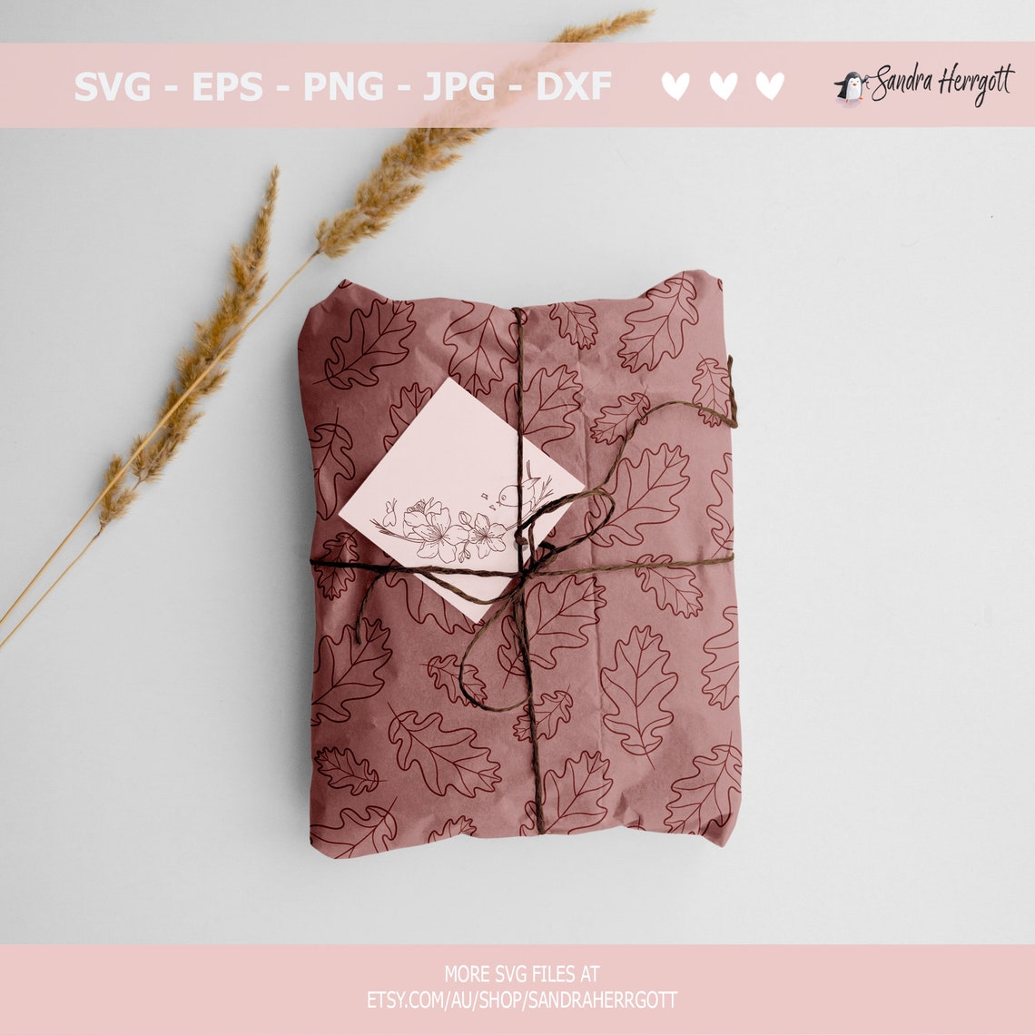 Oak Leaf Pattern Svg Dxf Png Eps Jpg Fall Cricut Autumn - Etsy