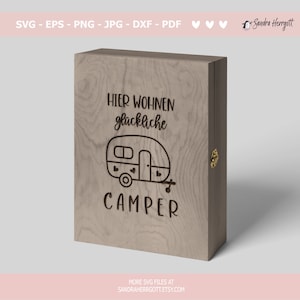 German Camping Plotter File Svg Dxf Png Jpg Pdf Eps Camper Van Cricut ...