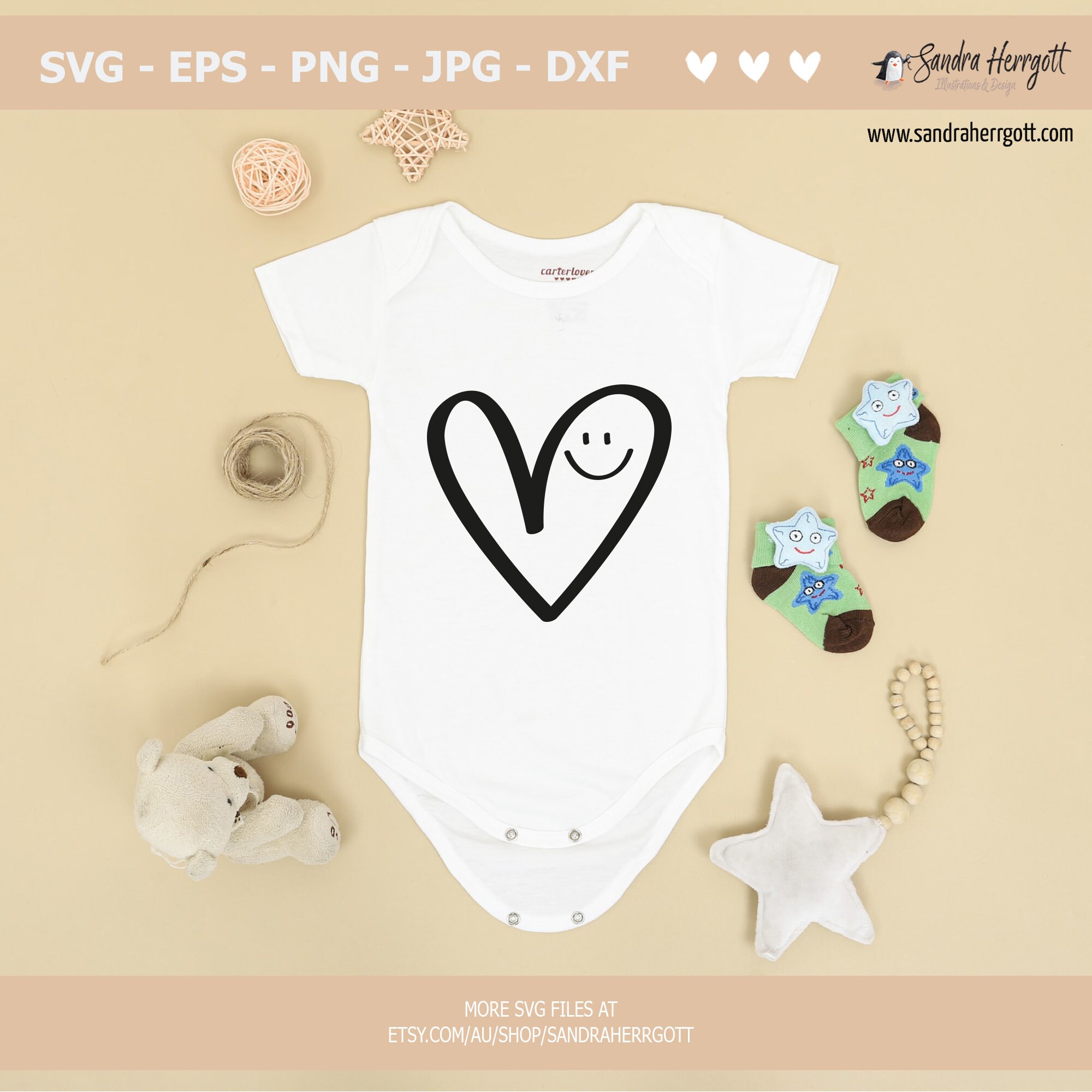 Heart Svg Bundle - Hearts Svg, Love Svg, Valentine Days Svg, Cute Heart ...