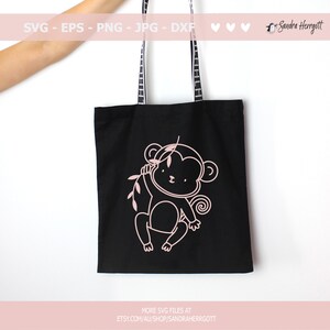 Monkey Plotter File Svg Dxf Png Jpg Pdf Eps Safari Cricut Baby Animal ...