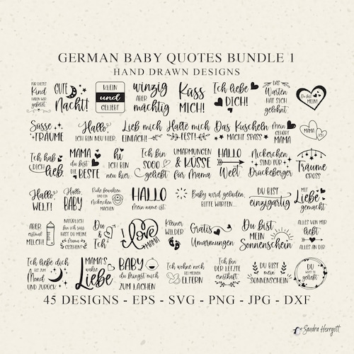 Baby Plotterdatei Plotter File SVG Plotting Bundle - Etsy