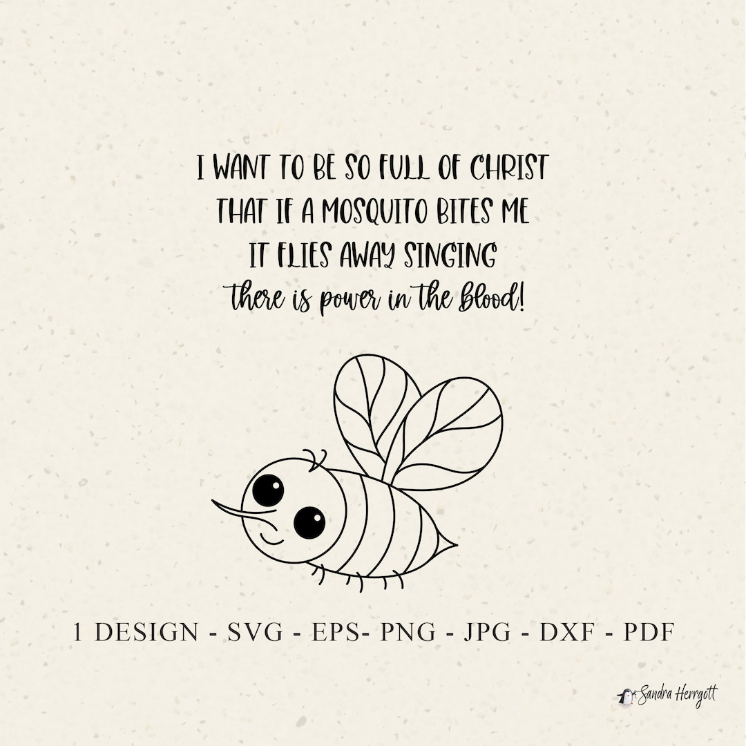 Christian Quote Plotter File Svg Dxf Png Eps Jpg Pdf Mosquito Cricut ...