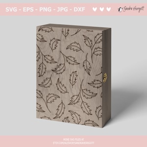 Fall Leaf Pattern Svg Dxf Png Eps Jpg Fall Cricut Autumn Background ...