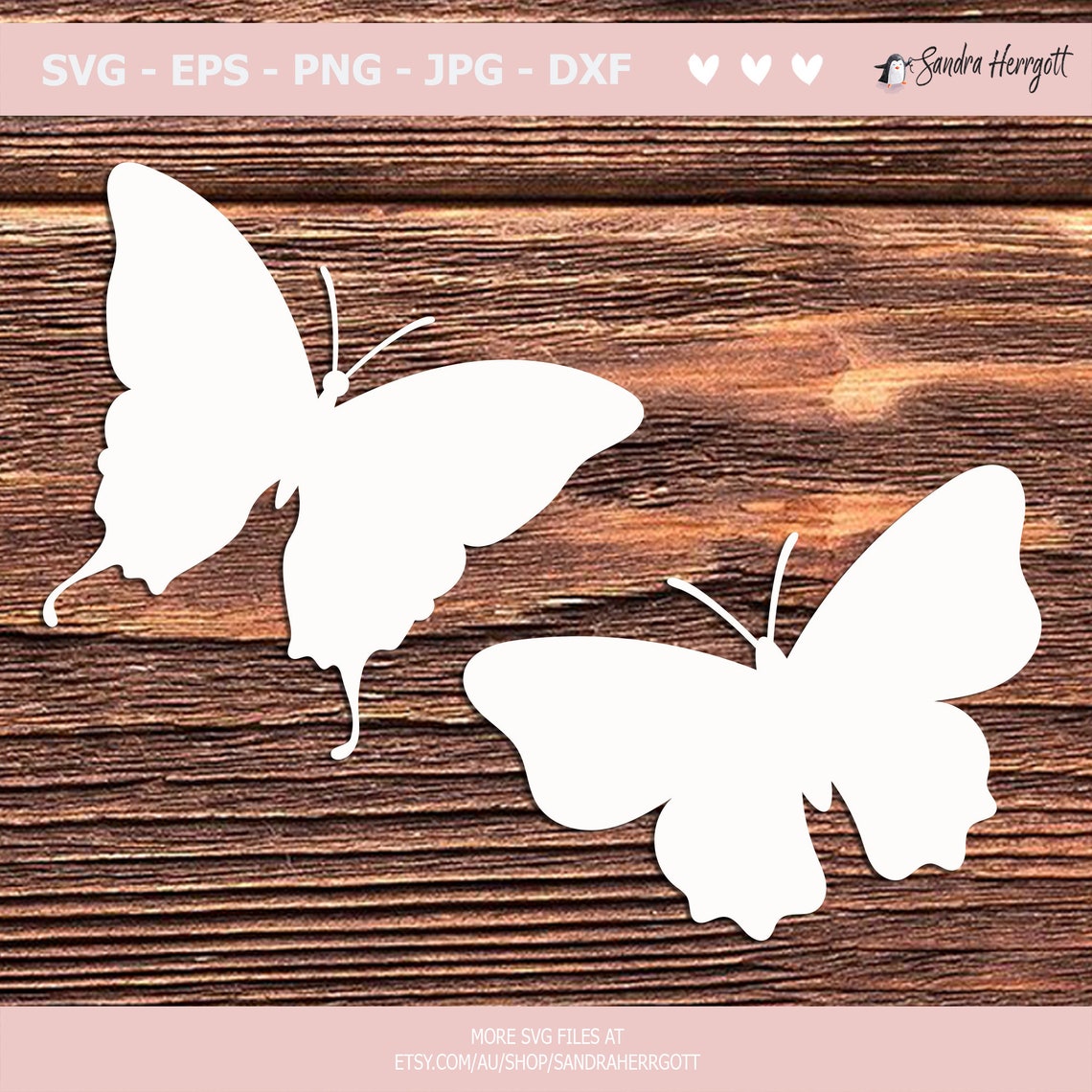 Butterfly Plotter File SVG DXF PNG Eps Jpg Insect Cricut - Etsy