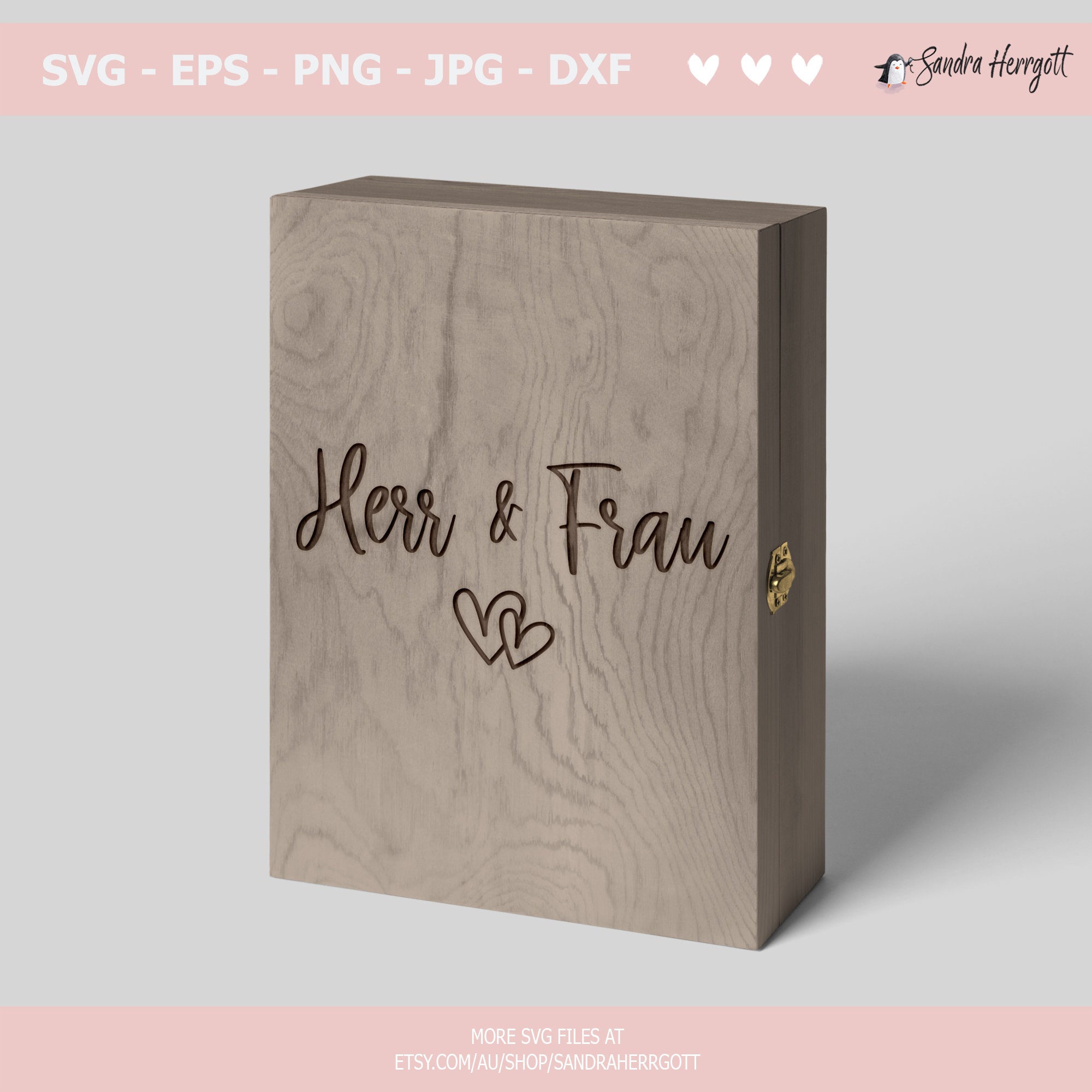 German Herr & Frau Plotter File Svg Dxf Eps Png Jpg Split - Etsy