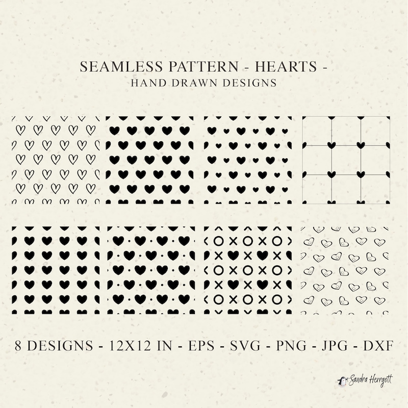 8 of Hearts Card Svg - Etsy