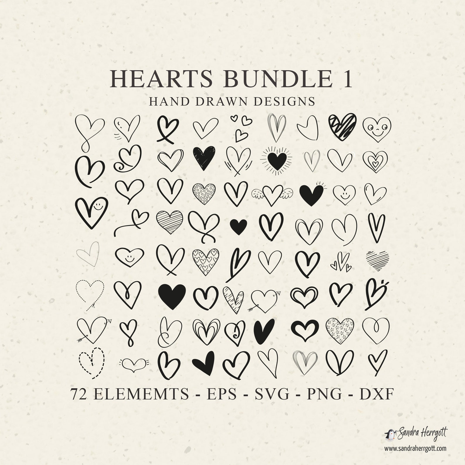 Heart Svg Bundle Hearts Svg Love Svg Valentine Days Svg | Etsy