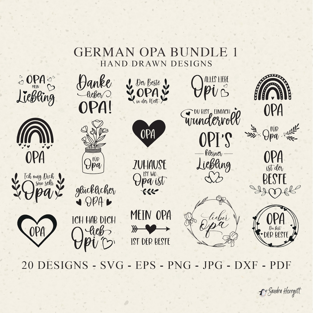 Deutsch Opa Plotterdatei SVG Dxf Png Pdf Jpg Eps Ich Mag Dich - Etsy.de