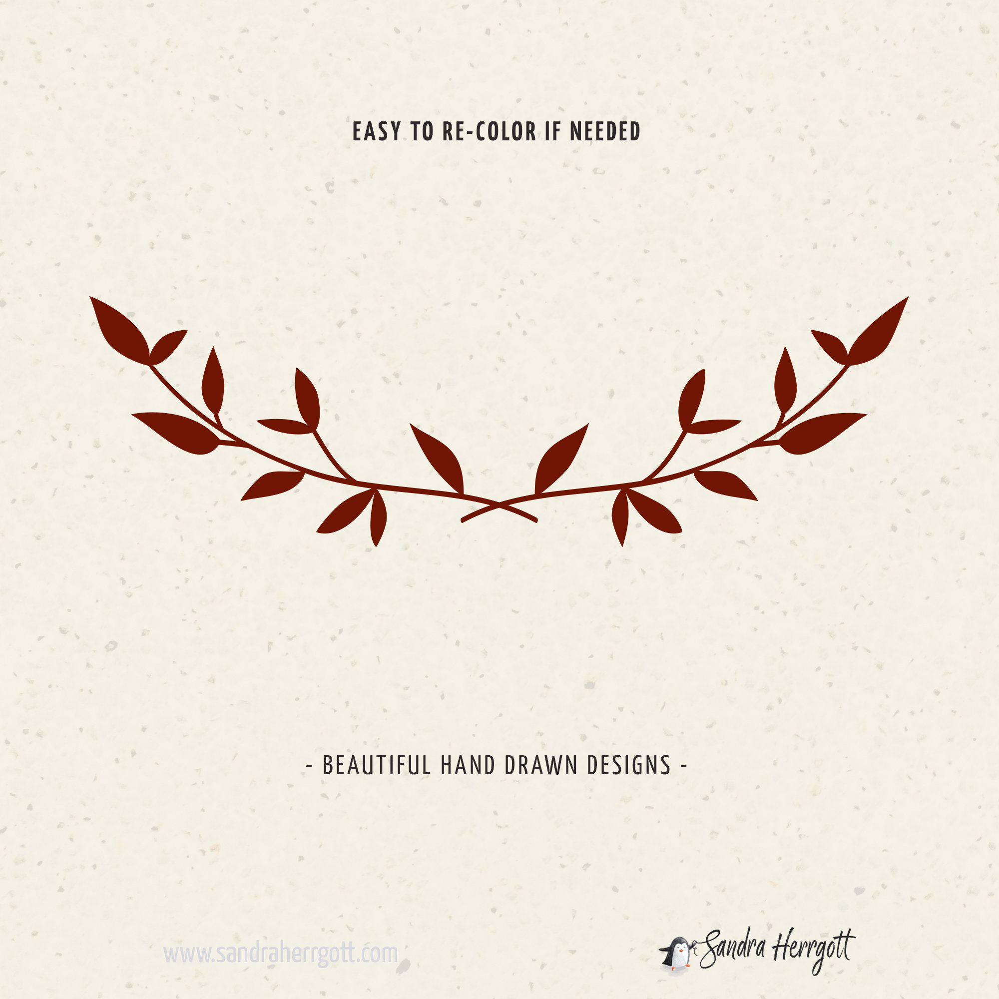 Botanical Border Svg Bundle Decorative Natural Leaf Border | Etsy