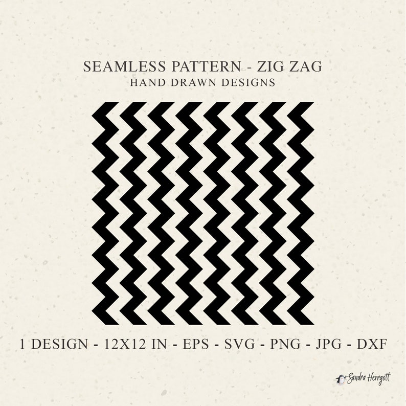 Zig Zag Seamless Pattern Svg Dxf Png Eps Jpg Cricut Background - Etsy