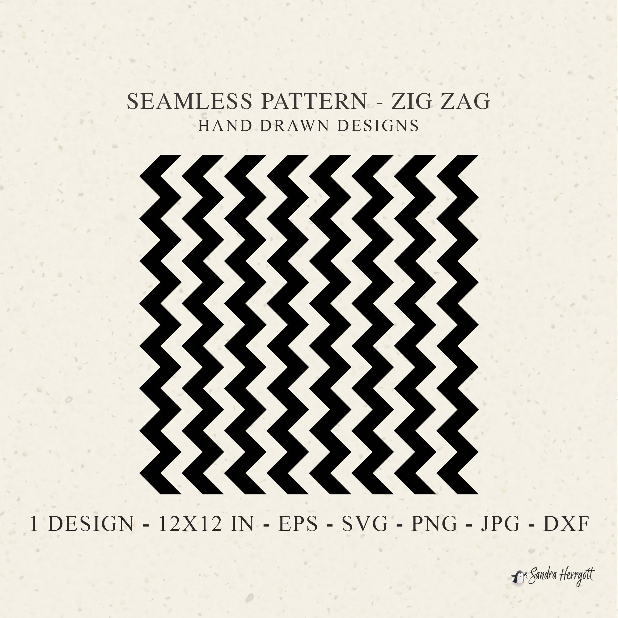 Zick-Zack-Muster im Svg Dxf Png Eps Jpg Cricut Hintergrund Plotterdatei ...