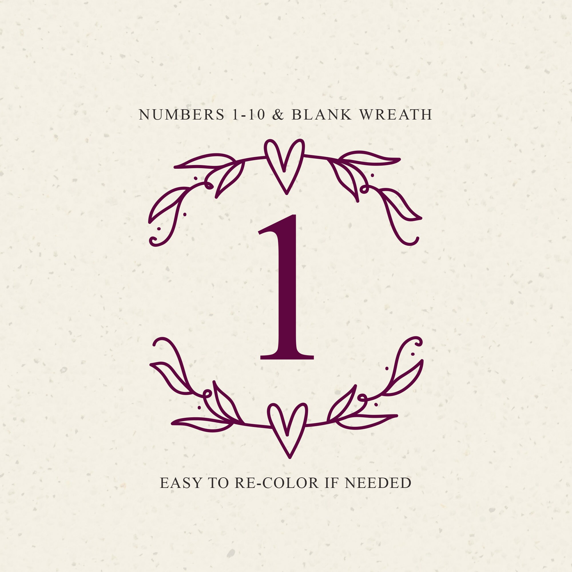 WREATH NUMBERS SVG Laurel Wreath Svg Wedding Wreath Svg - Etsy Australia