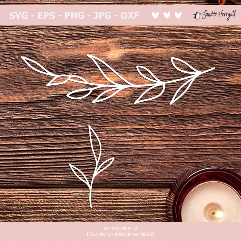 Laurel Wreath & Leaf Svg Bundle Botanical Plotter File SVG DXF PNG ...