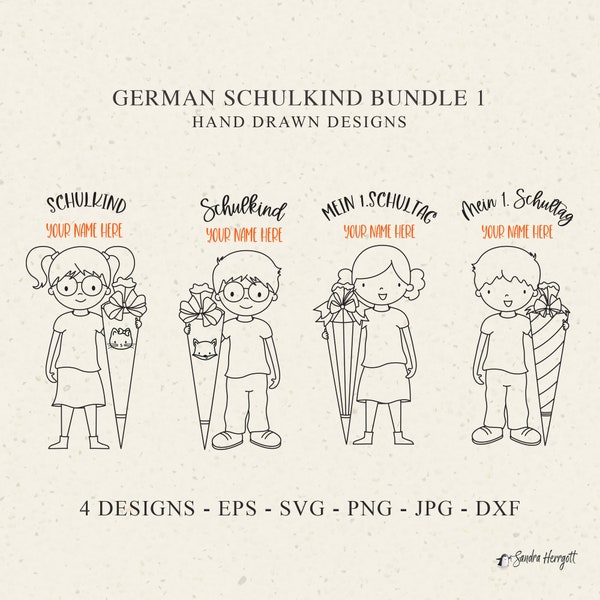 Schulkind Svg Dxf Png Eps - Etsy UK