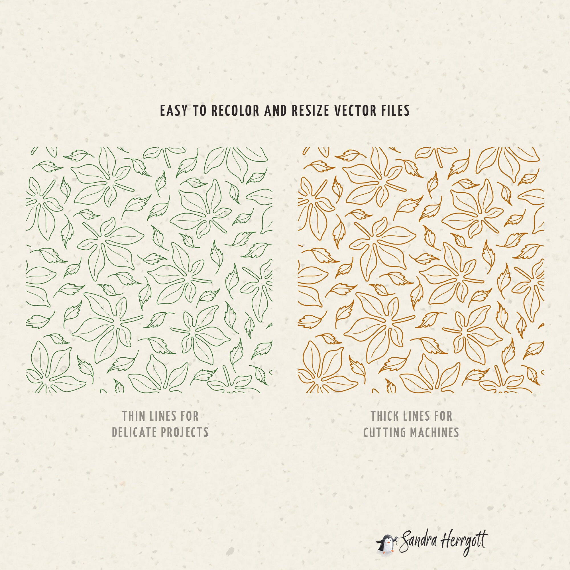 Maple Leaf Pattern Svg Dxf Png Eps Jpg Fall Cricut Autumn - Etsy