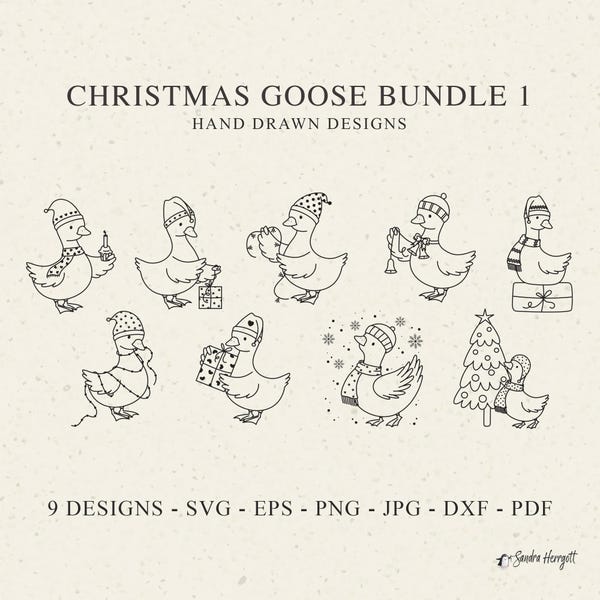 Christmas Goose - Etsy