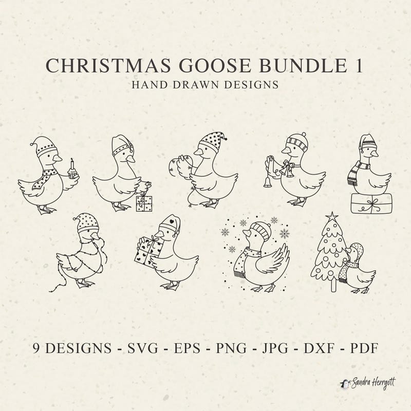 Christmas Goose - Etsy