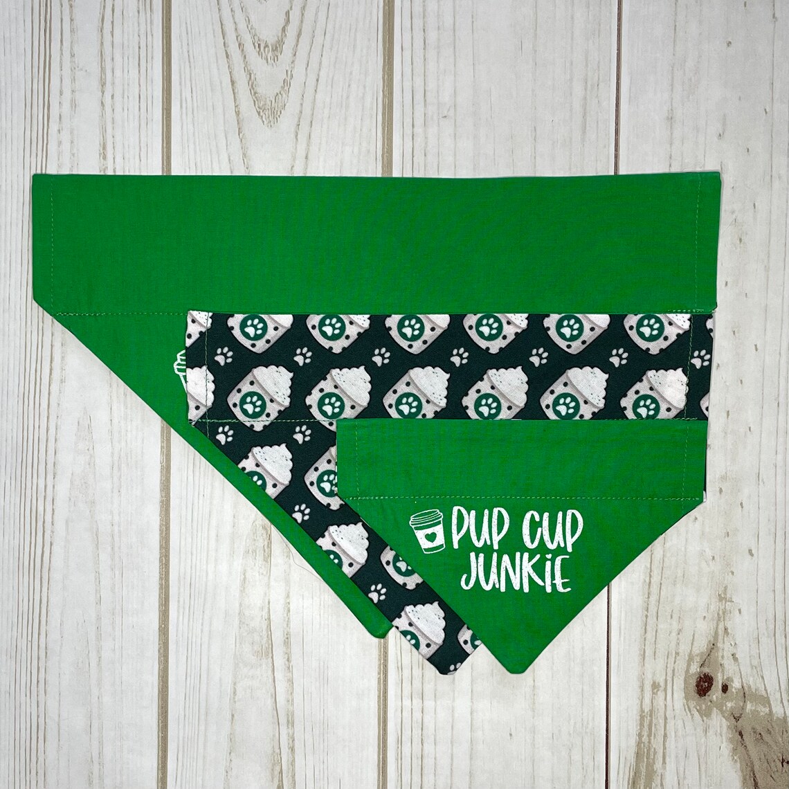 Pup Cup Dog Bandana Puppacino Dog Bandana Starbucks Dog - Etsy