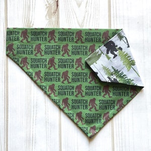Sasquatch Dog Bandana, Bigfoot Dog Bandana, Funny Dog Bandana, Cute Dog ...