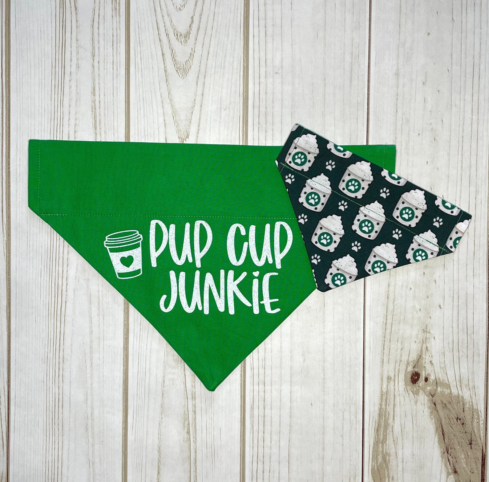Pup Cup Dog Bandana, Puppacino Dog Bandana, Starbucks Dog Bandana ...