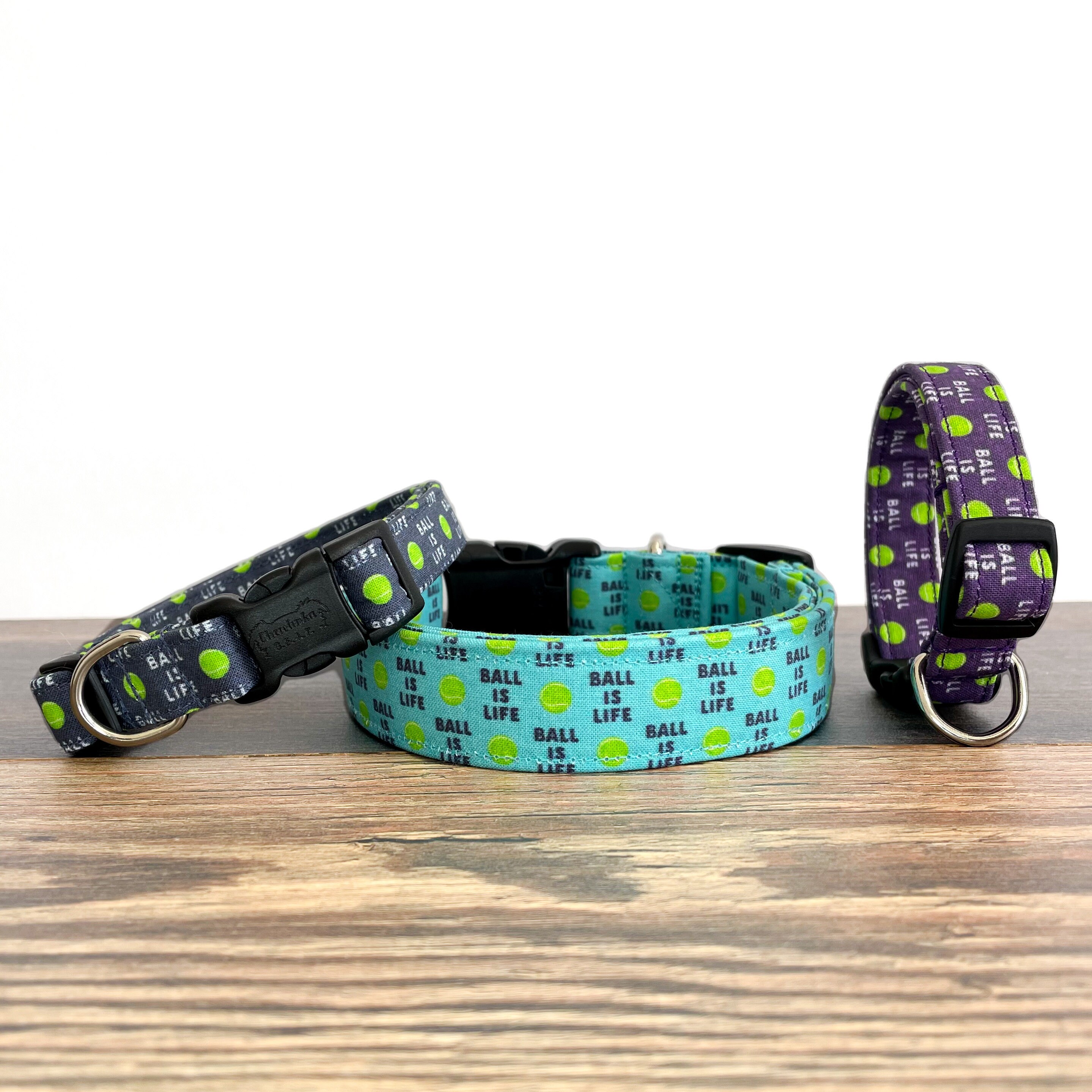 Ball is Life Dog Collar, Tennis Ball Dog Collar, Ball Obsessed Dog ...