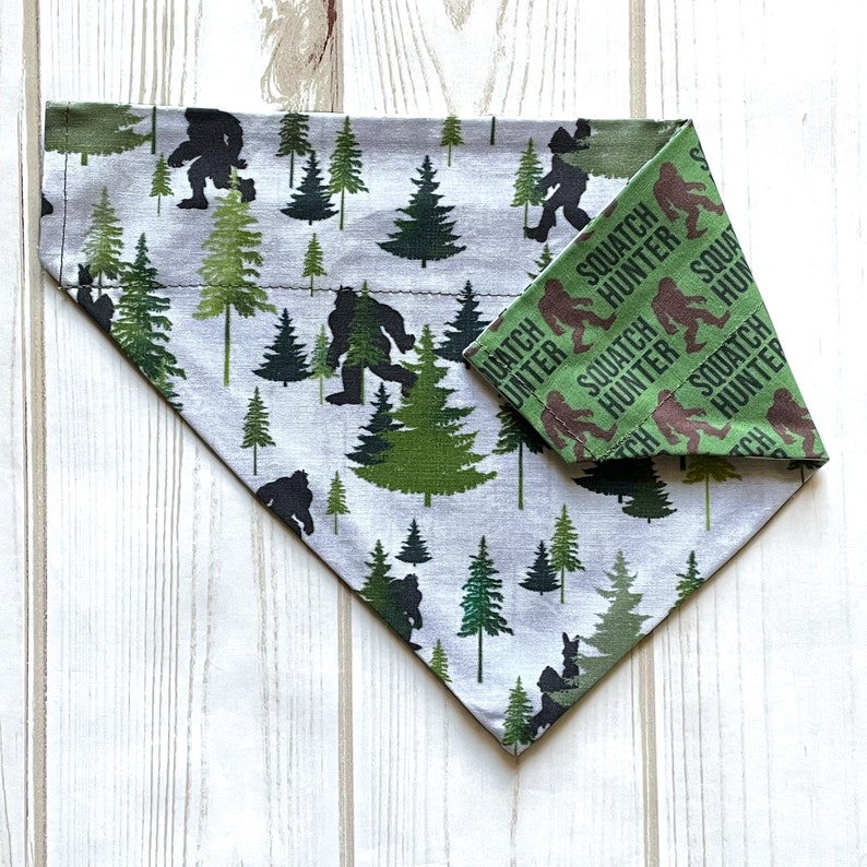 Sasquatch Dog Bandana Bigfoot Dog Bandana Funny Dog Bandana - Etsy