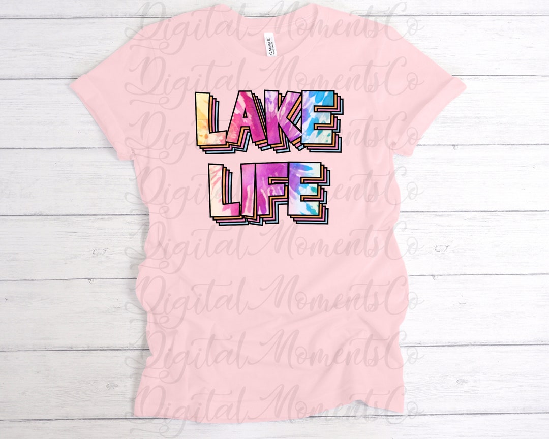 Lake Life, PNG, Tye Dye, Digital Download, Sublimation, DTG - Etsy