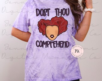 DOST THOU Comprehend Svg Hocus Pocus Svg Halloween Quote - Etsy