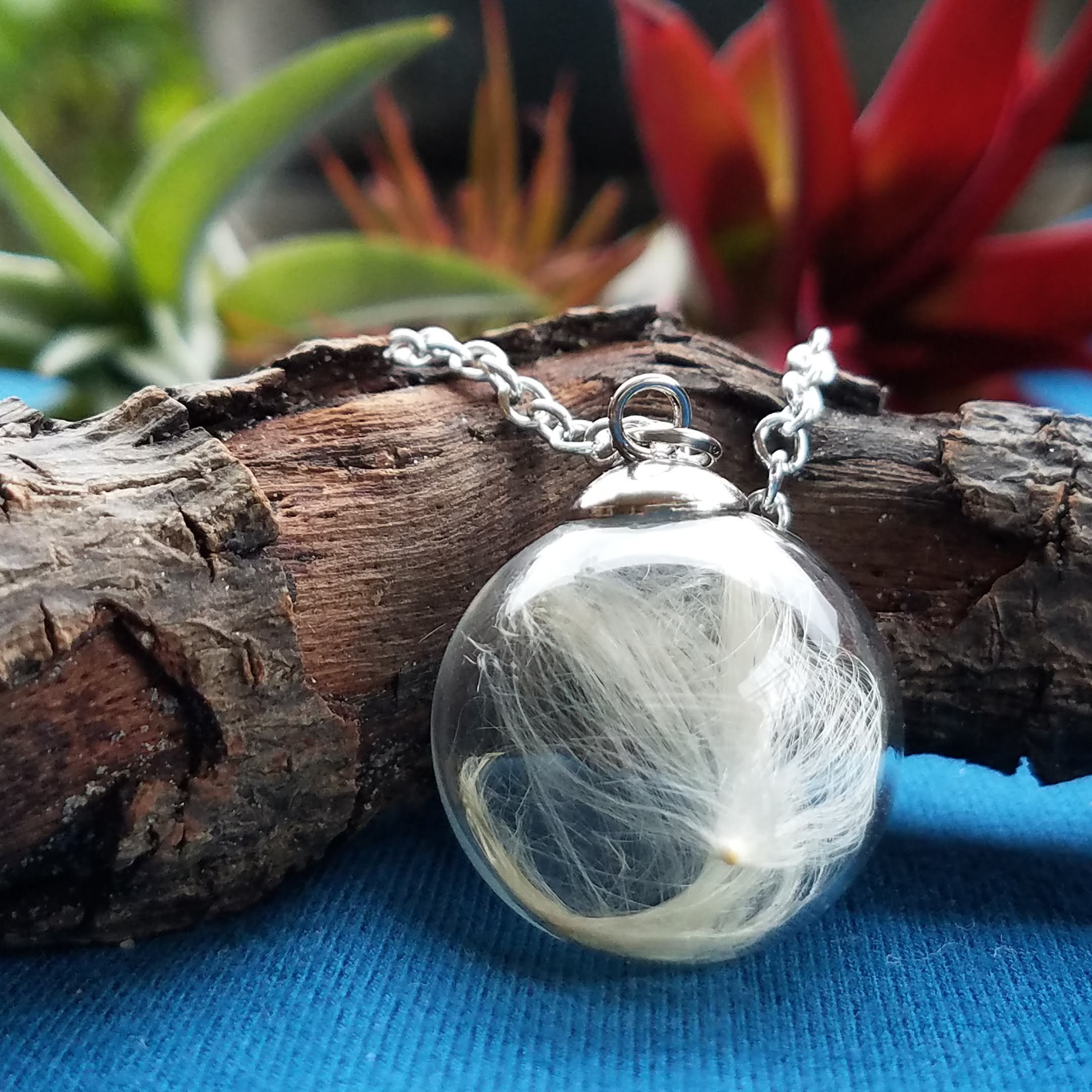 Milkweed Native Plant Pendant - Globe Plant Necklace -botanical Jewelry ...