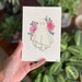 Hand Painted Watercolor Art | Ghost | Halloween Decor | Girly Spooky - Etsy