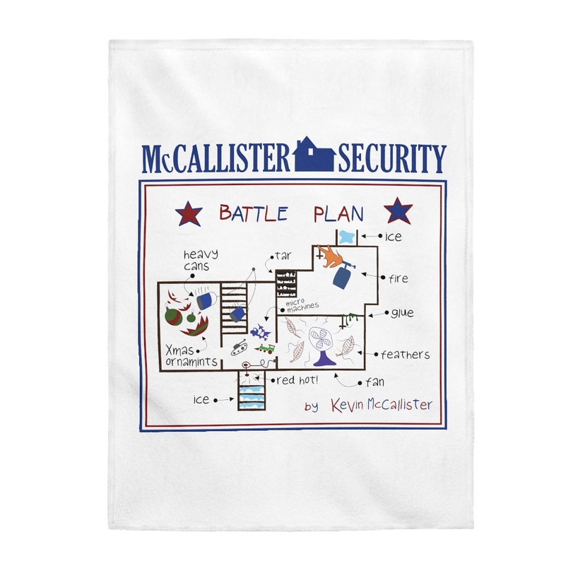 Home Alone Kevin Mccallister Battle Plan Mccallister - Etsy