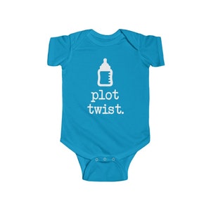 Plot Twist Baby Bottle Infant Onesie - Etsy España
