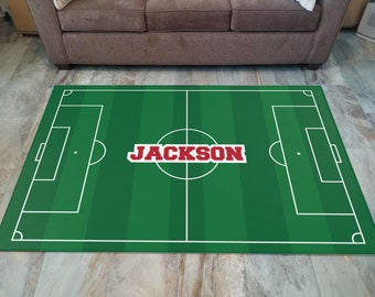 Soccer Field Rug - Etsy