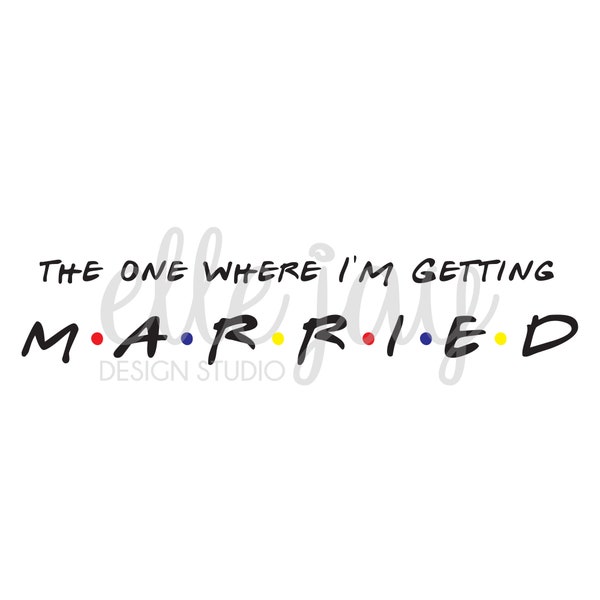 The One Where Married Digital - Etsy