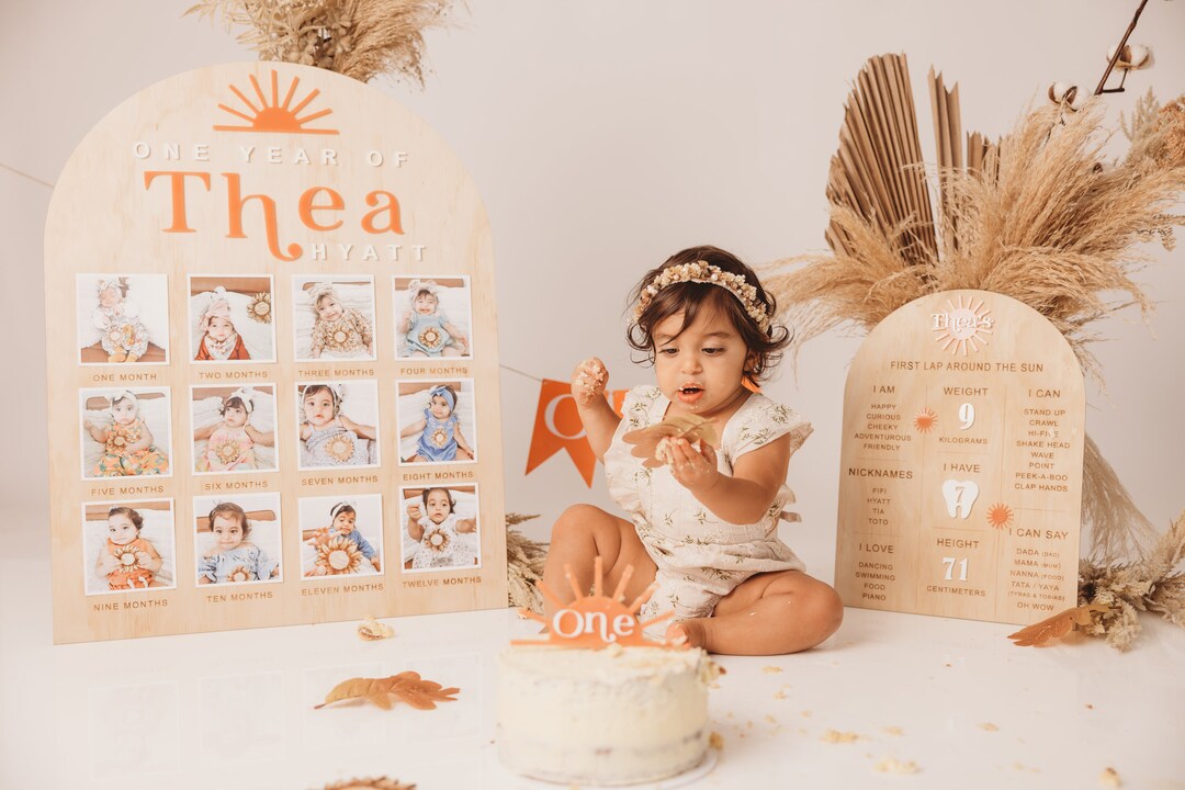 Personalised First Lap Around the Sun Theme Birthday Bundle, First ...