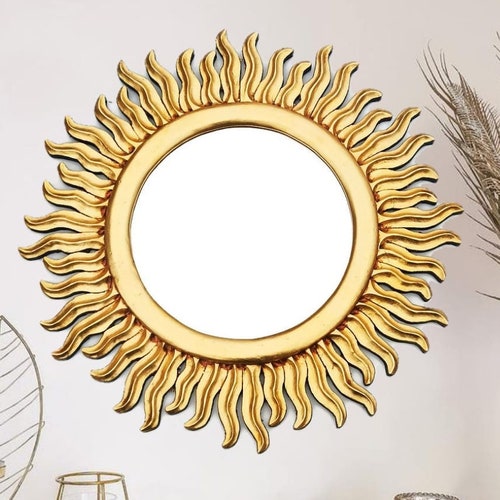 Decorative Mirror-peruvian Mirror SUNBURST LIMA Diameter - Etsy