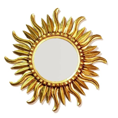Decorative Mirror-peruvian Mirror SUNBURST LIMA Diameter | Etsy