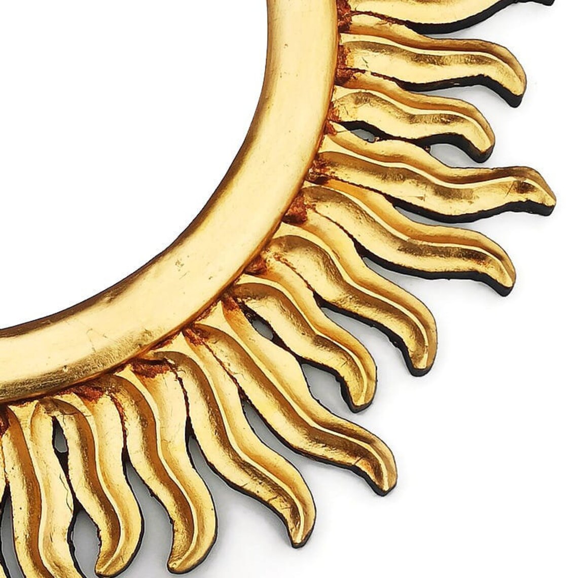 Peruvian Mirror - "MODERN SUNBURST" Peruvian Wall Mirror - Bathroom ...