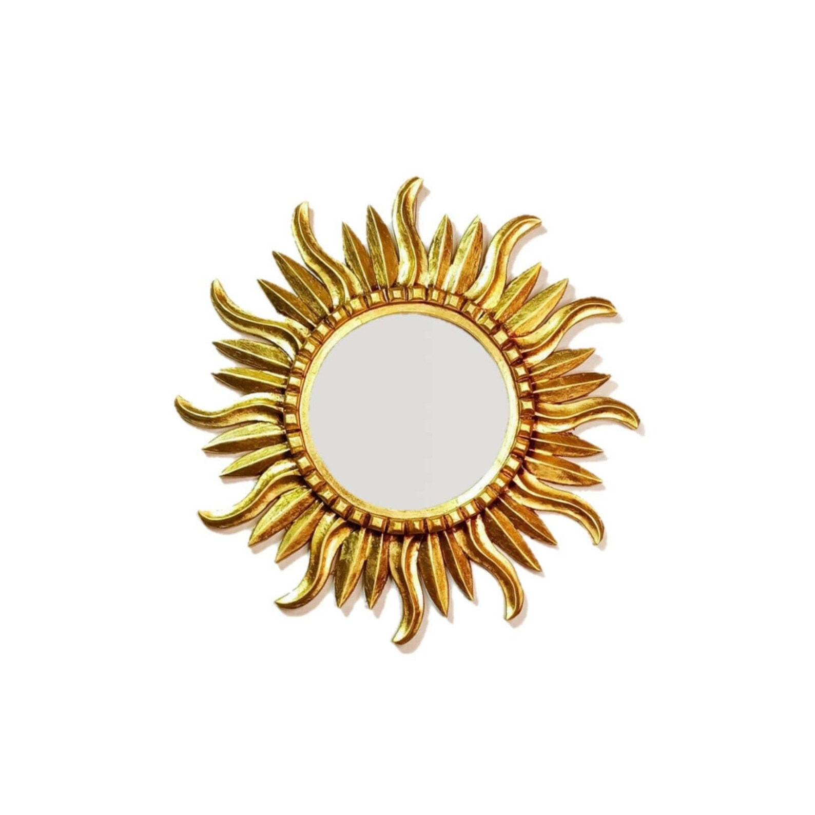 Decorative Mirror-peruvian Mirror "SUNBURST LIMA" - Diameter 20 "x20 ...