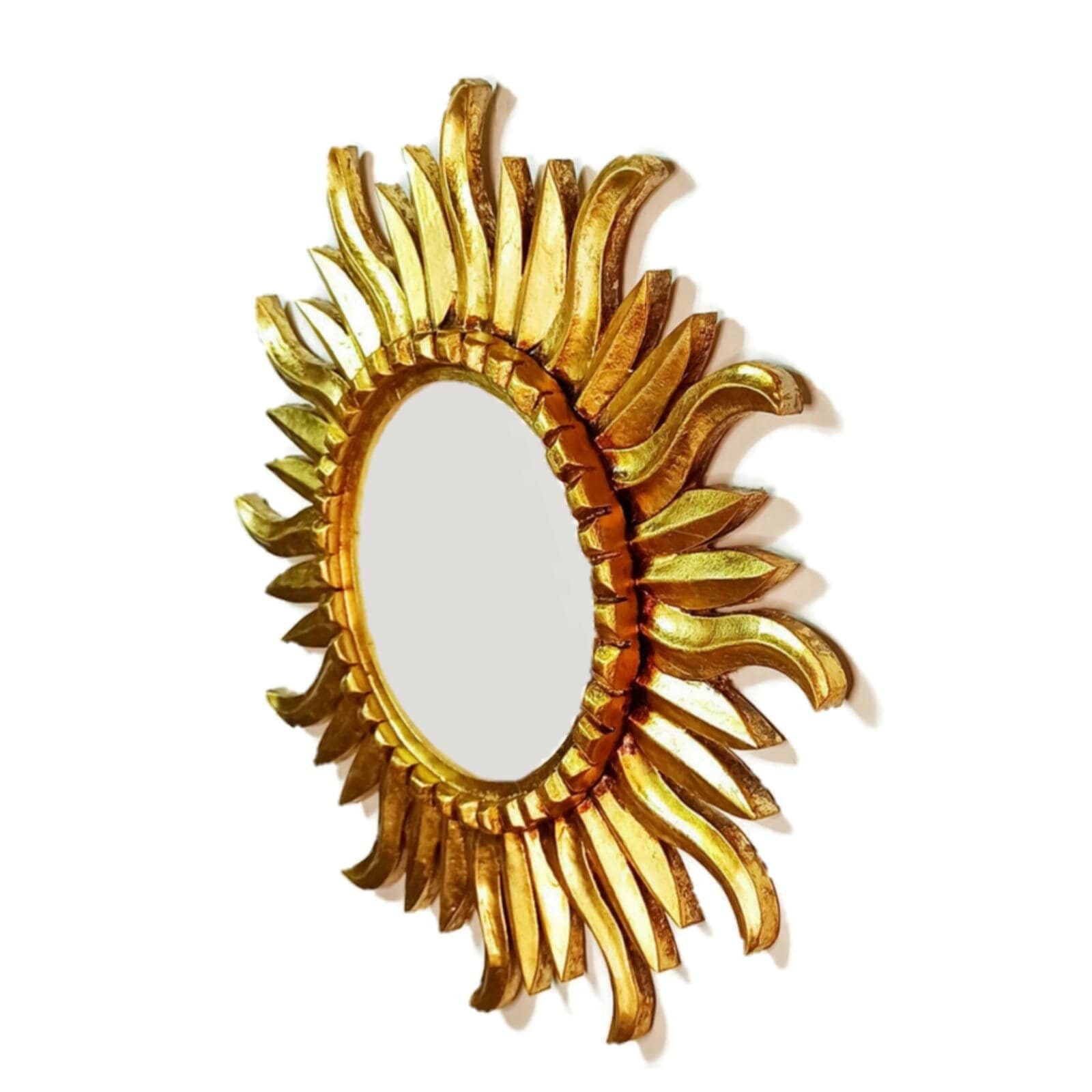 Decorative Mirror-peruvian Mirror "SUNBURST LIMA" - Diameter 20 "x20 ...