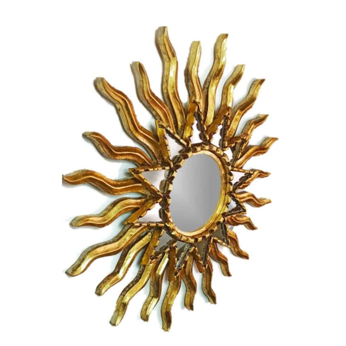 Decorative Mirror-peruvian Mirror SUNBURST STAR Diameter - Etsy