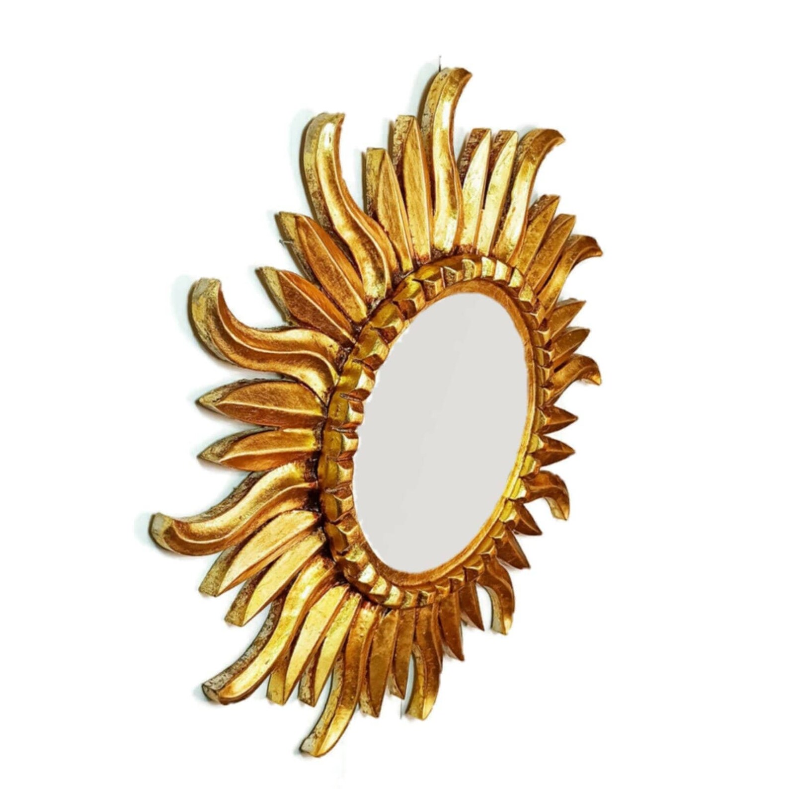 Decorative Mirror-peruvian Mirror "SUNBURST LIMA" - Diameter 20 "x20 ...