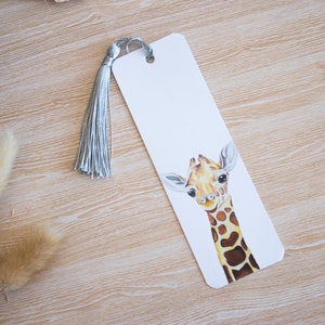 Baby Giraffe Bookmark | Bookmark Illustrated | Art Print | Wildlife ...