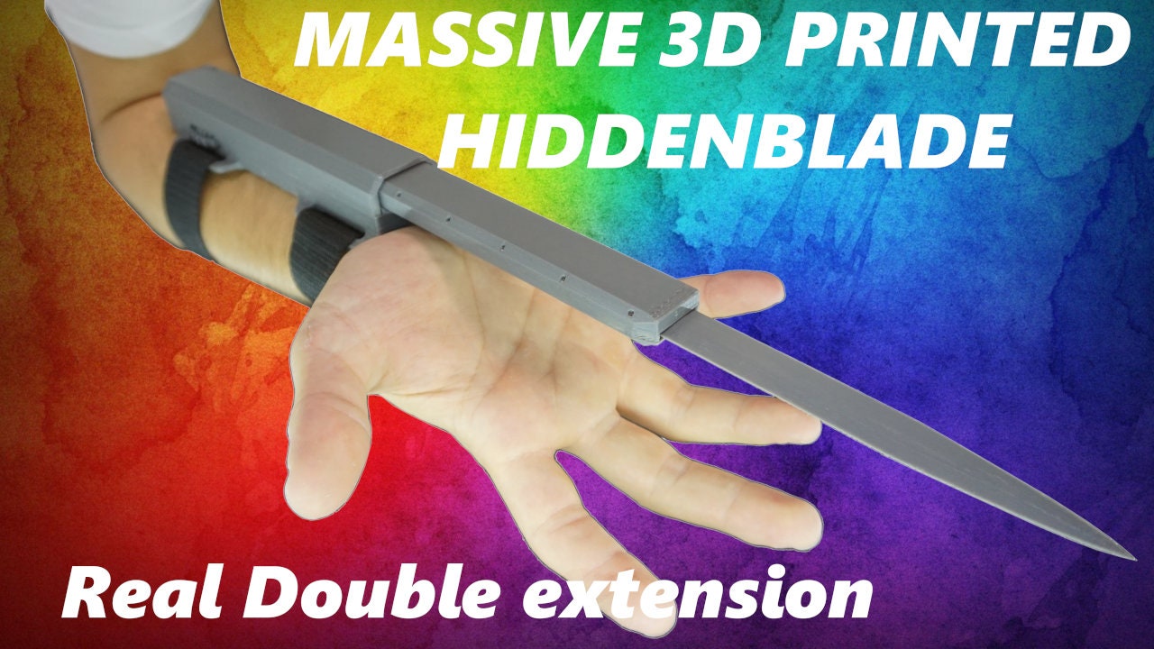 Modular Assassins Creed Hiddenblade STL - Etsy