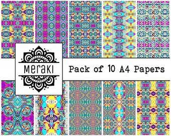 Patterned cardstock | Etsy