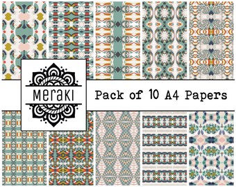 Patterned cardstock | Etsy