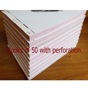 3 Part Ncr Custom Sales Receipt Book Full Color 5.5 X 8.5 50 Sets No ...