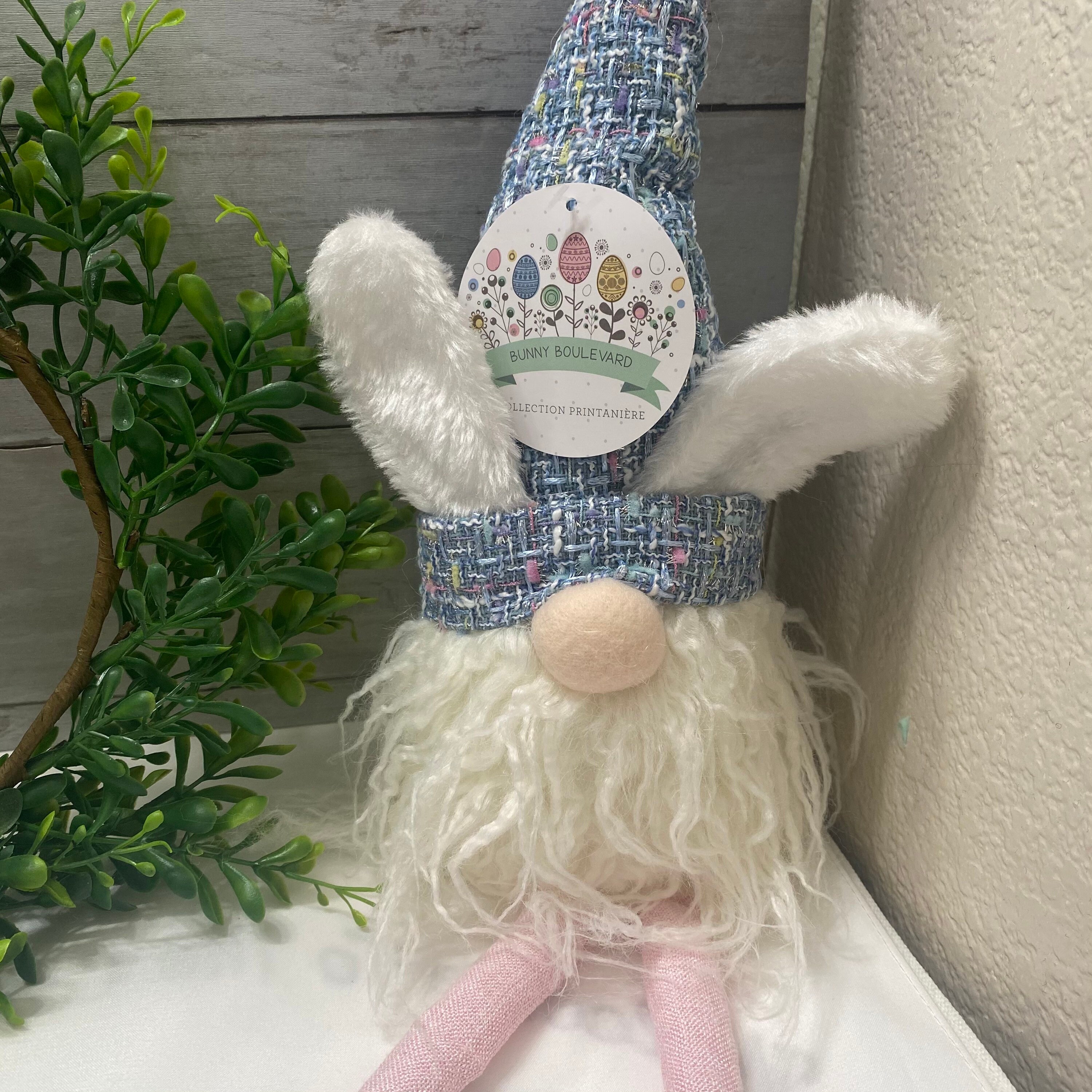 Easter Gnome with Bunny Ears Long Legs 18 Tall | Etsy