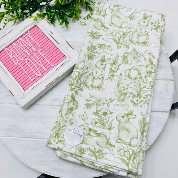 Bunny Kitchen Towel - Etsy